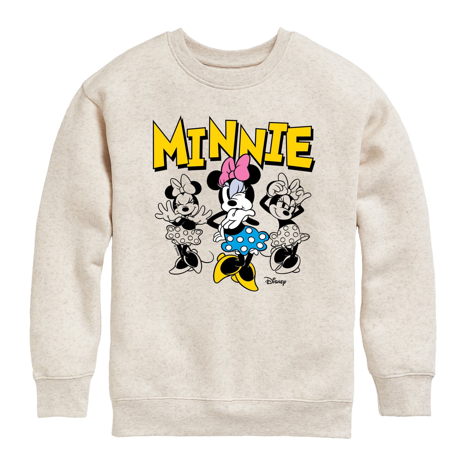 Disney - Minnie Mouse Group -Youth Boys Crew Fleece Sweatshirt ...