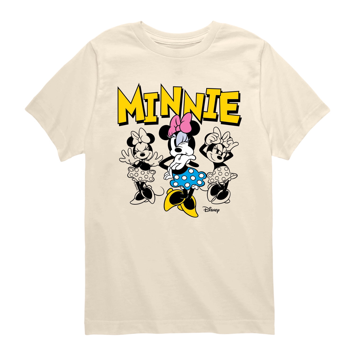Disney - Minnie Mouse Group -Youth Boys Short Sleeve Graphic T-Shirt - Walmart.com