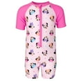 Disney Minnie Mouse Half Zip Swim Sunsuit Newborn to Toddler - Walmart.com