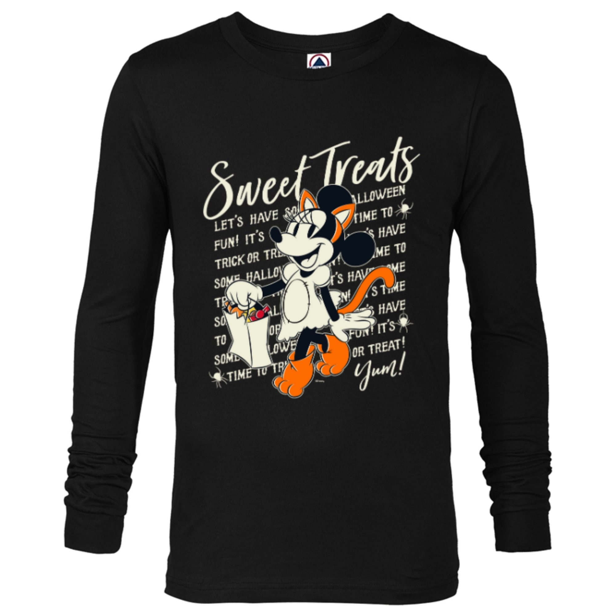 Disney Minnie Mouse Halloween Cat Costume Sweet Treats - Long Sleeve T ...