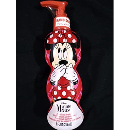 Disney Minnie Mouse Hand Hygiene 8 Fl Oz Pump Dispenser Floral Rose ...