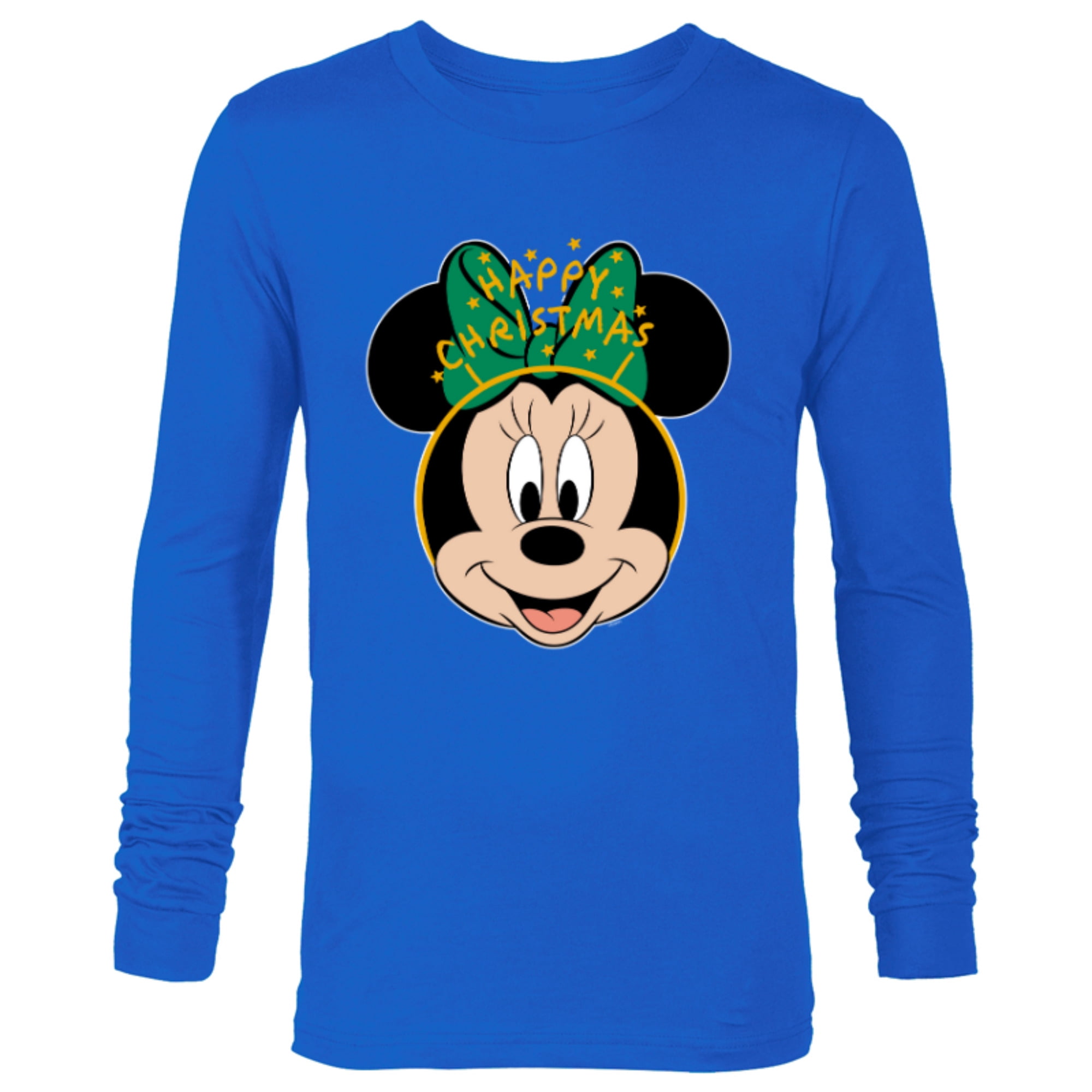 Disney Minnie Mouse Happy Christmas Holiday Headband - Long Sleeve T ...