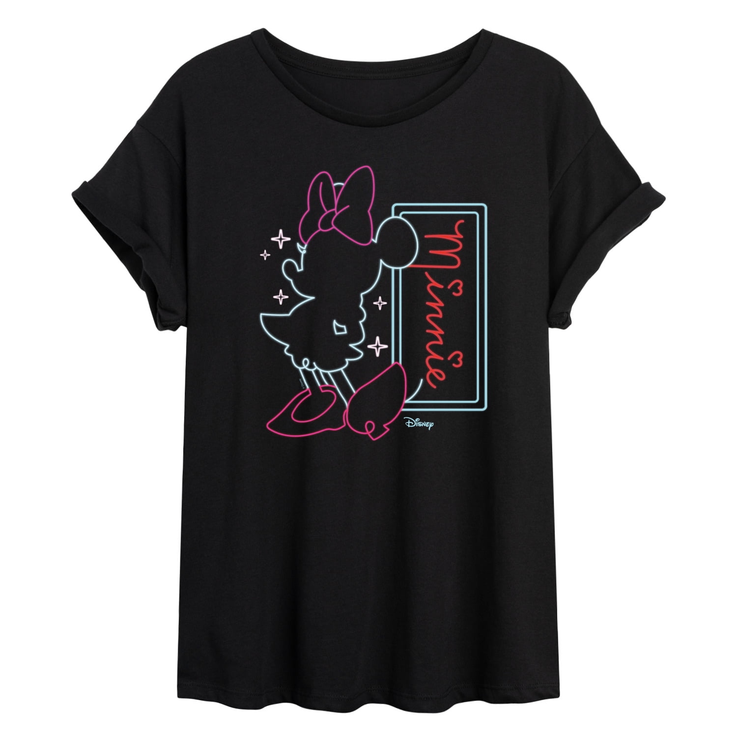Disney - Minnie Mouse - Highlight Outline of Minnie - Juniors Ideal ...