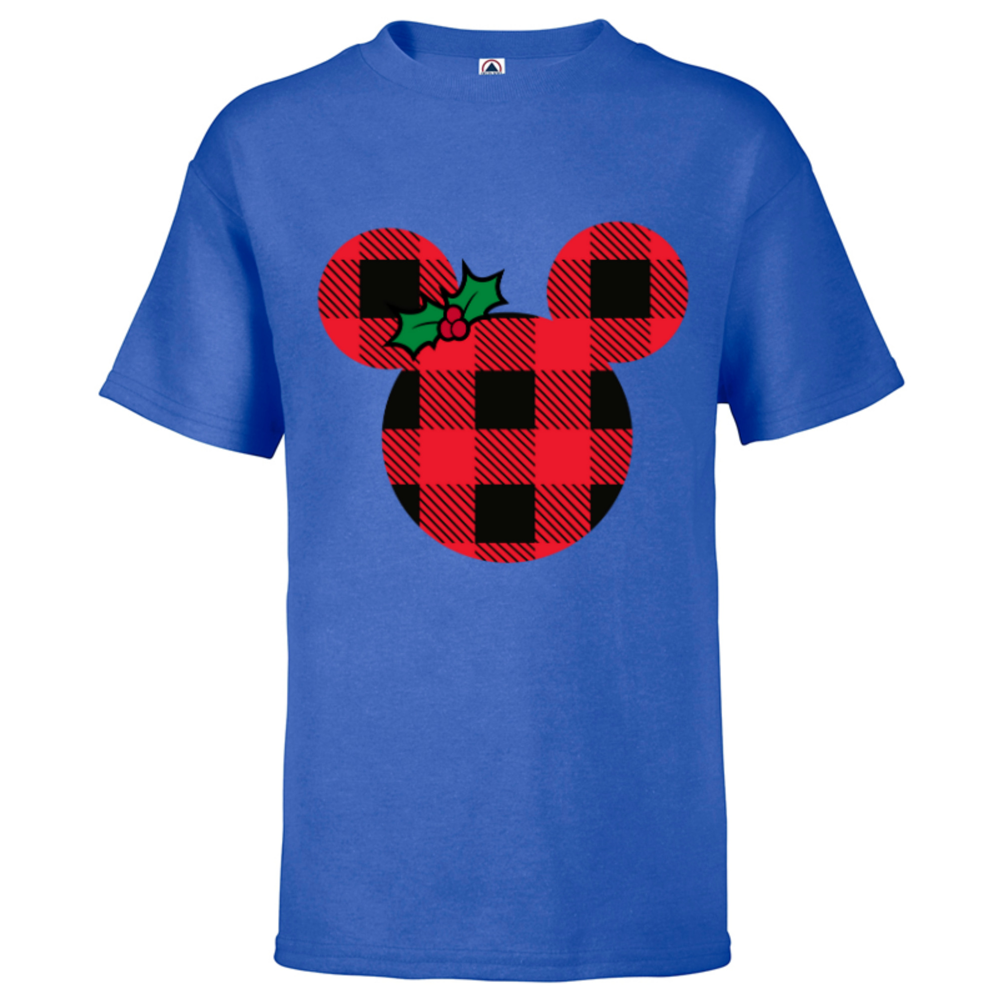 Disney Minnie Mouse Holiday Plaid - Short Sleeve T-Shirt for Kids ...