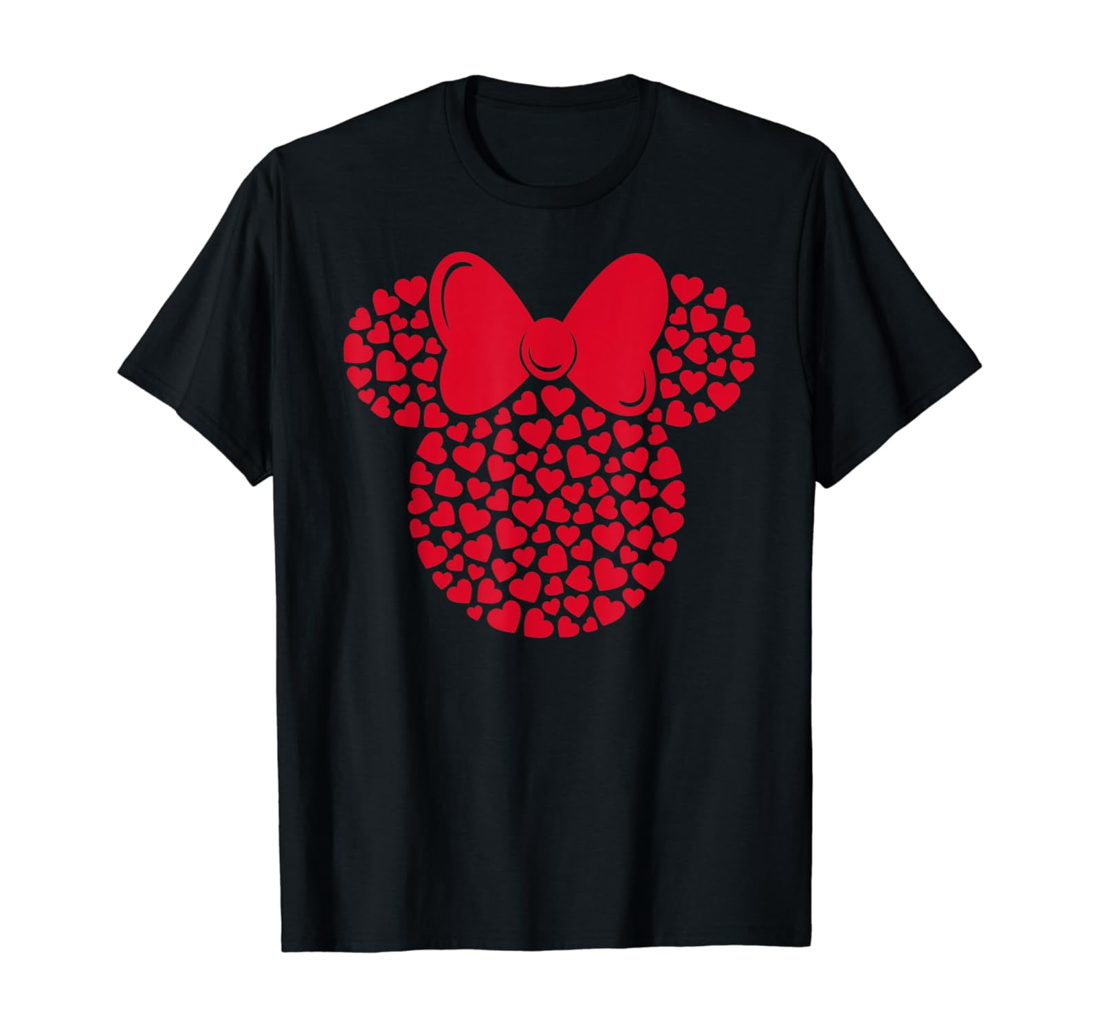 Disney Minnie Mouse Icon Filled With Hearts T-Shirt - Walmart.com