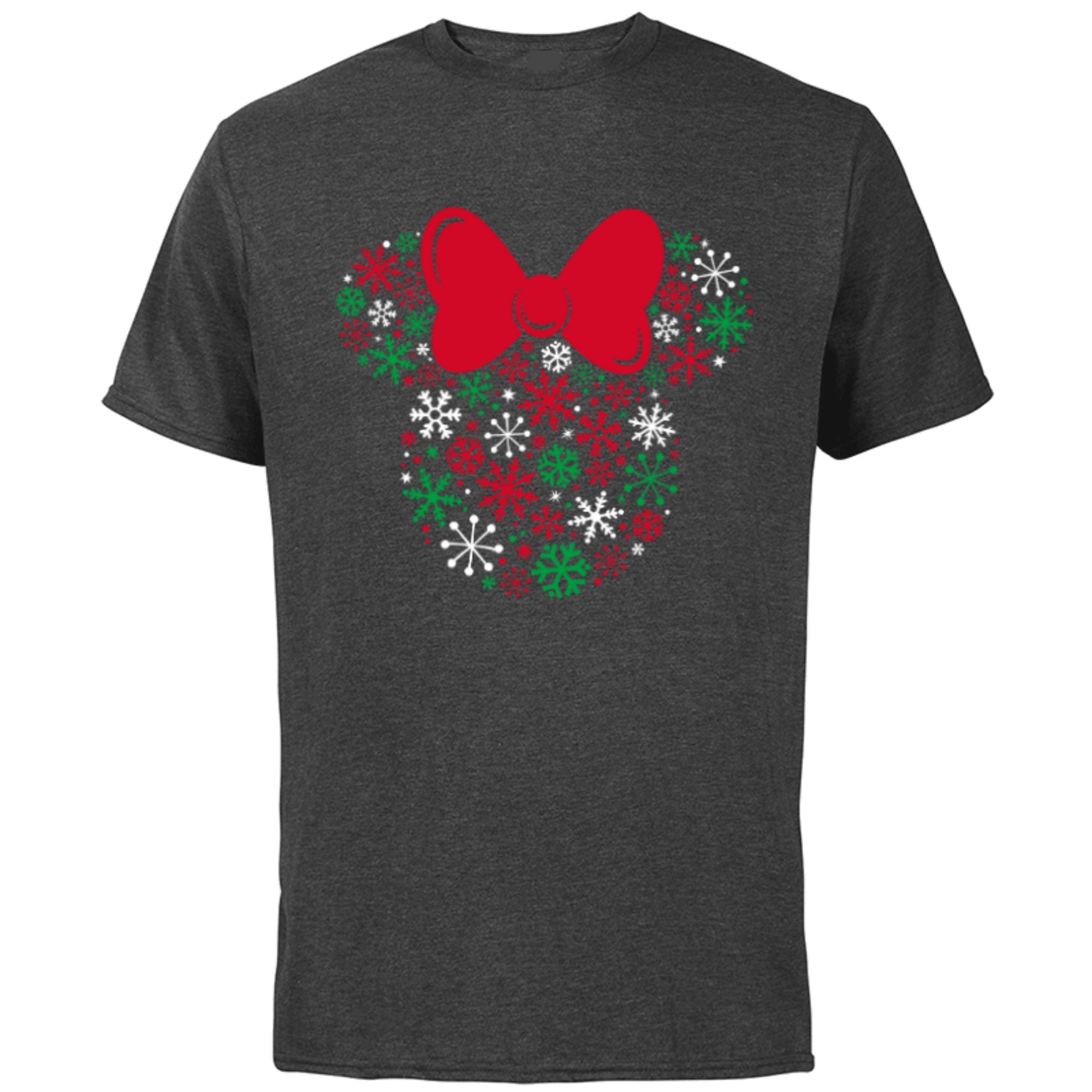 Disney Minnie Mouse Icon Holiday Snowflakes - Short Sleeve Cotton T ...