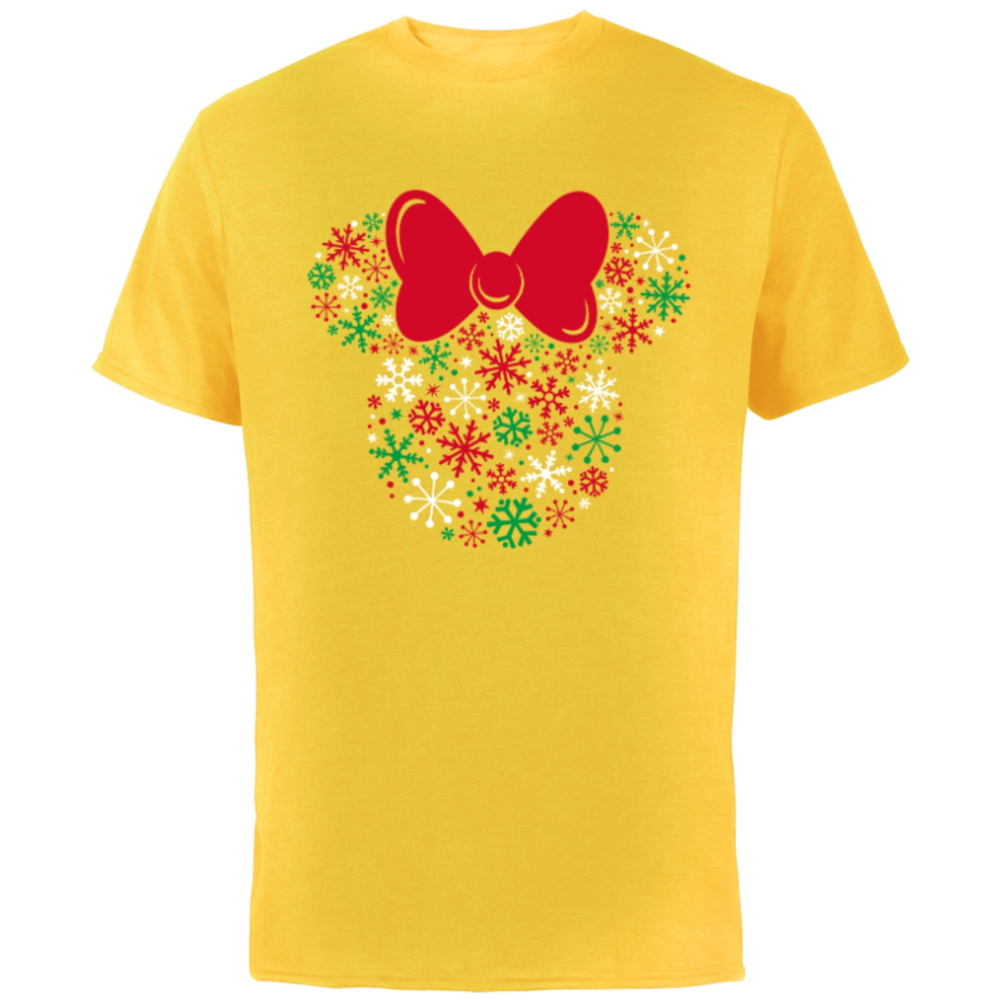 Disney Minnie Mouse Icon Holiday Snowflakes - Short Sleeve Cotton T ...