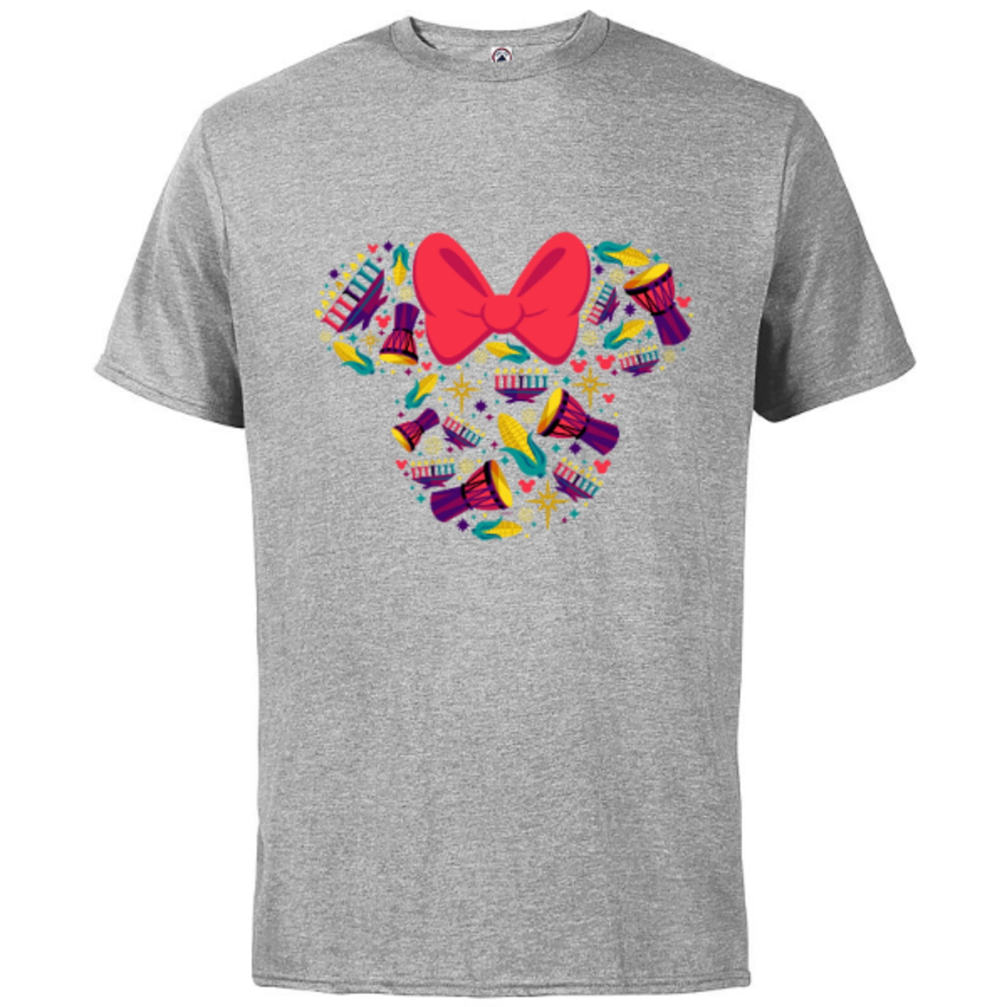 Disney Minnie Mouse Icon Kwanzaa - Short Sleeve Cotton T-Shirt for ...