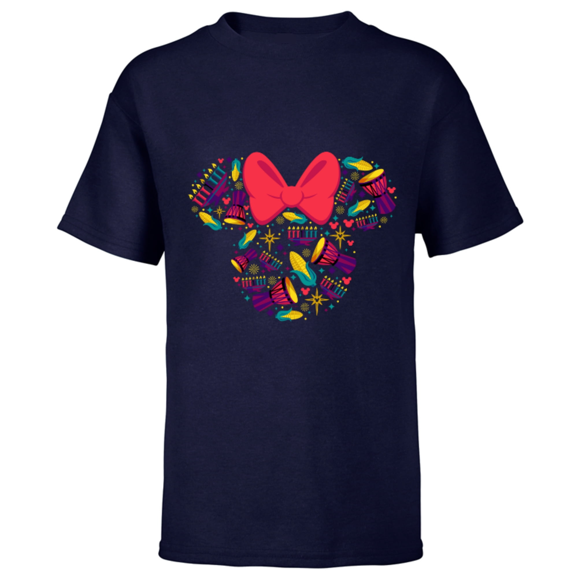 Disney Minnie Mouse Icon Kwanzaa - Short Sleeve T-Shirt for Kids ...