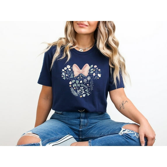 Disney Minnie Mouse Icon Spring Flowers Shirt, Epcot Flower And Garden ...