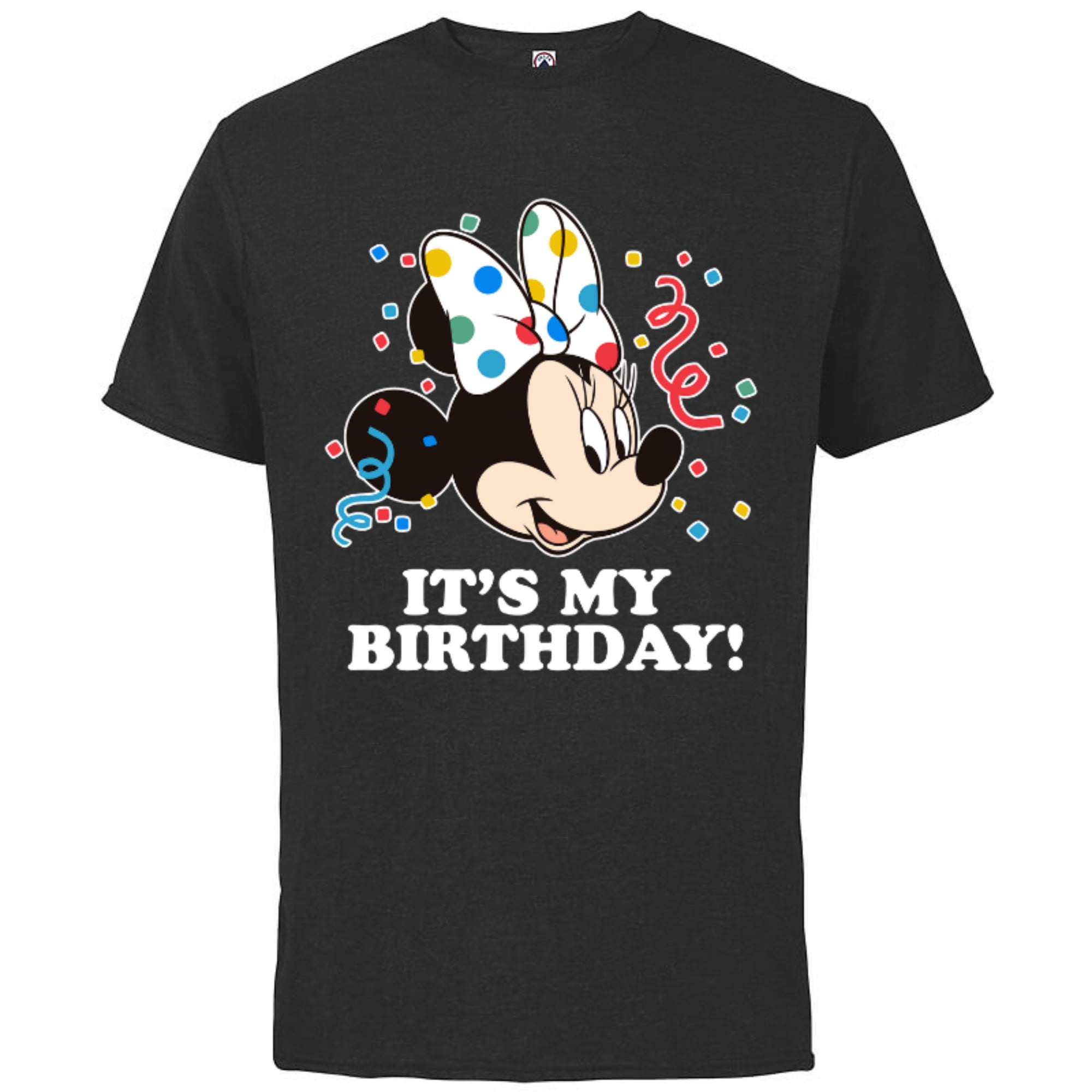 Disney Minnie Mouse It's My Birthday - Short Sleeve Cotton T-Shirt for ...
