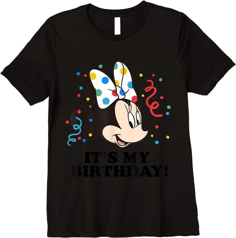 Disney Minnie Mouse “It’s My Birthday” T-Shirts - Walmart.com