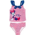 Disney Minnie Mouse July 4th UPF 50+ Tankini Top and Bikini Bottom Swim ...