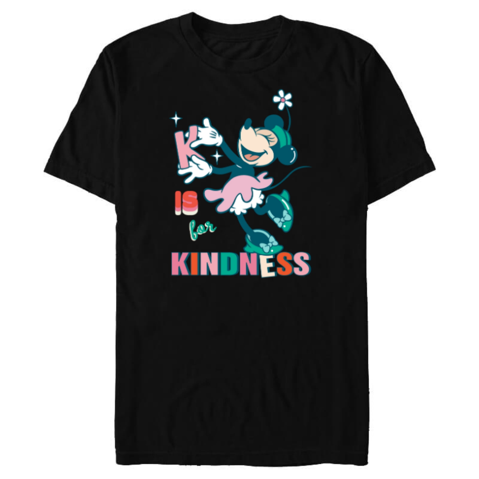 Disney Minnie Mouse K is for Kindness - Short Sleeve Blended T-Shirt ...