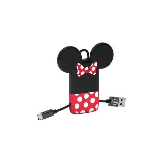 Disney Minnie Mouse Keyline Micro USB Cable 22cm - Walmart.com