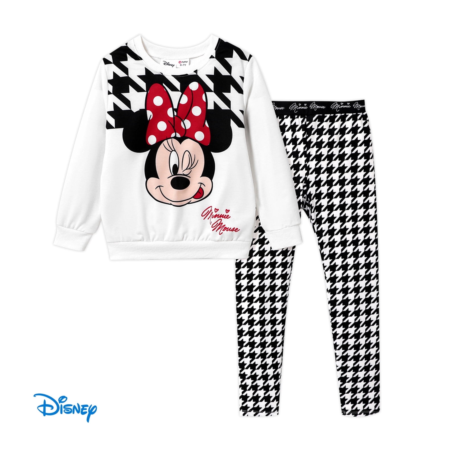 Disney Minnie Mouse Kid Girls Sweatshirts Long Sleeve Graphic T-Shirt ...