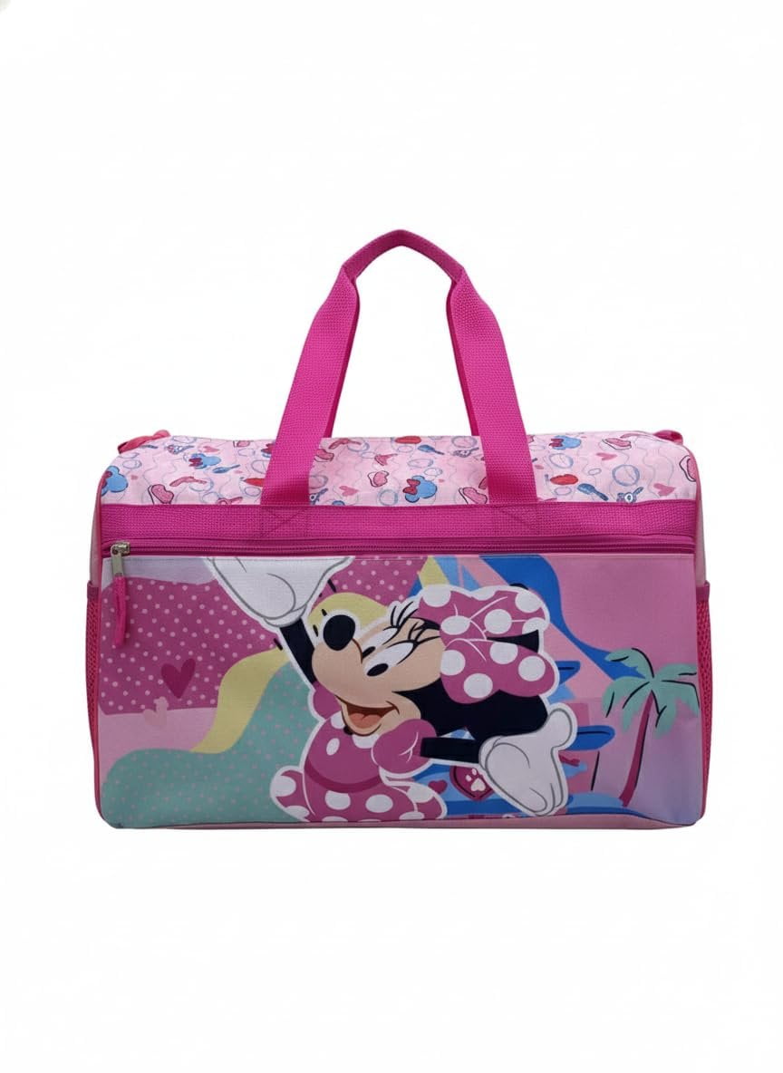 Disney Minnie Mouse Kids Duffle Bag 16.5" Travel & Sports Bag with ...