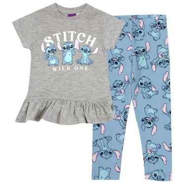 Disney Girls Lilo & Stitch Clothing Set - Stitch Sweatshirt Hoodie and ...