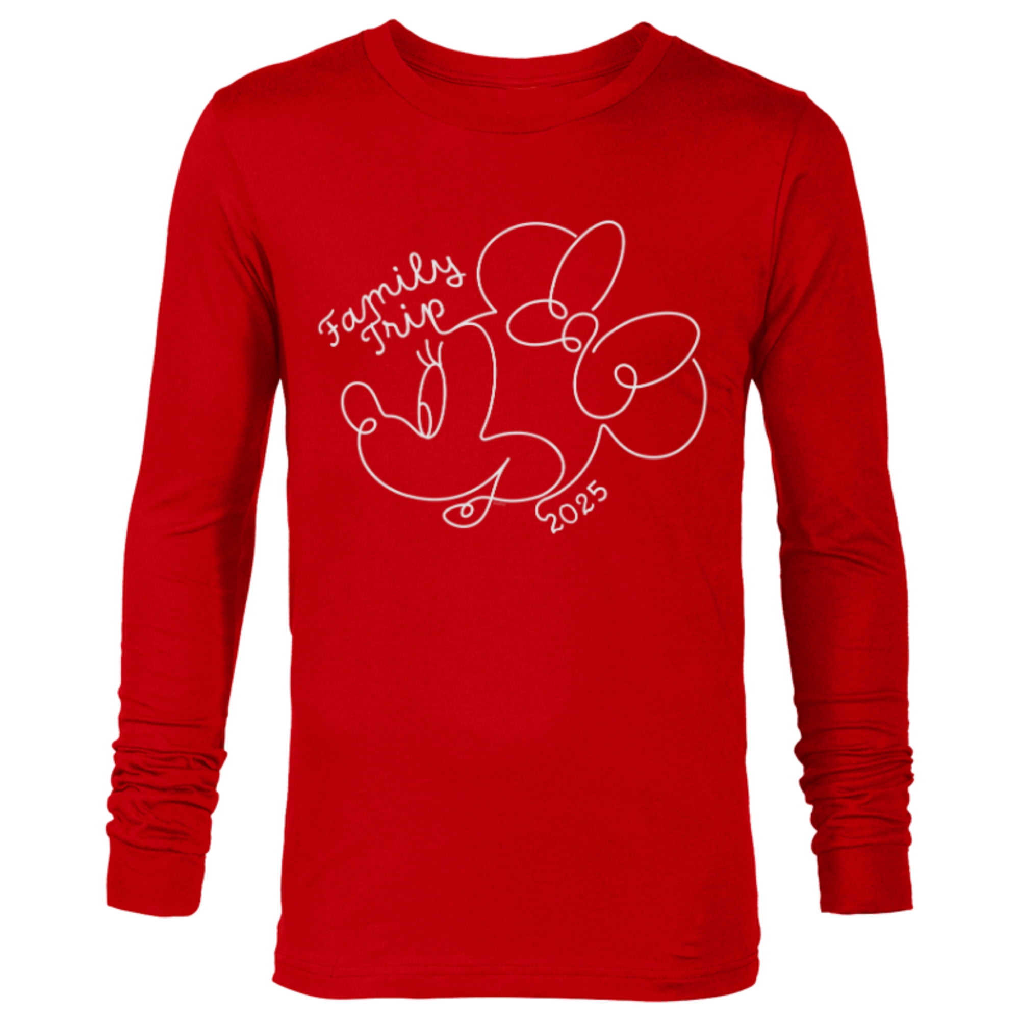 Disney Minnie Mouse Line Drawing Family Trip Vacation 2025 - Long ...