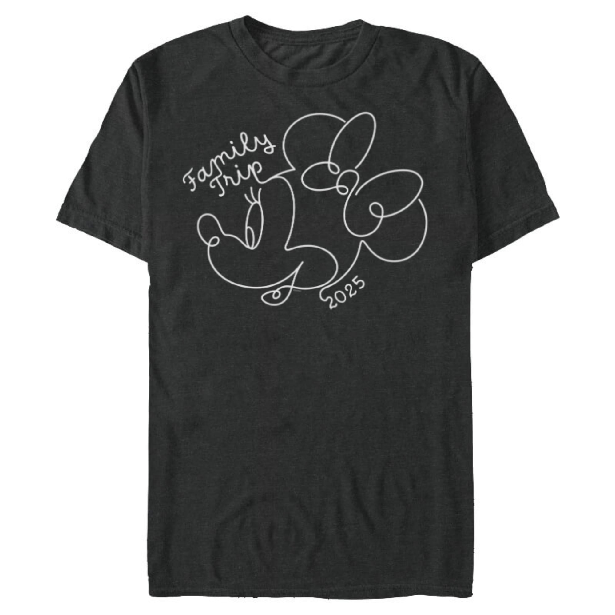 Disney Minnie Mouse Line Drawing Family Trip Vacation 2025 - Short ...
