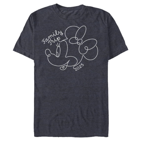 Disney Minnie Mouse Line Drawing Family Trip Vacation 2025 - Short ...