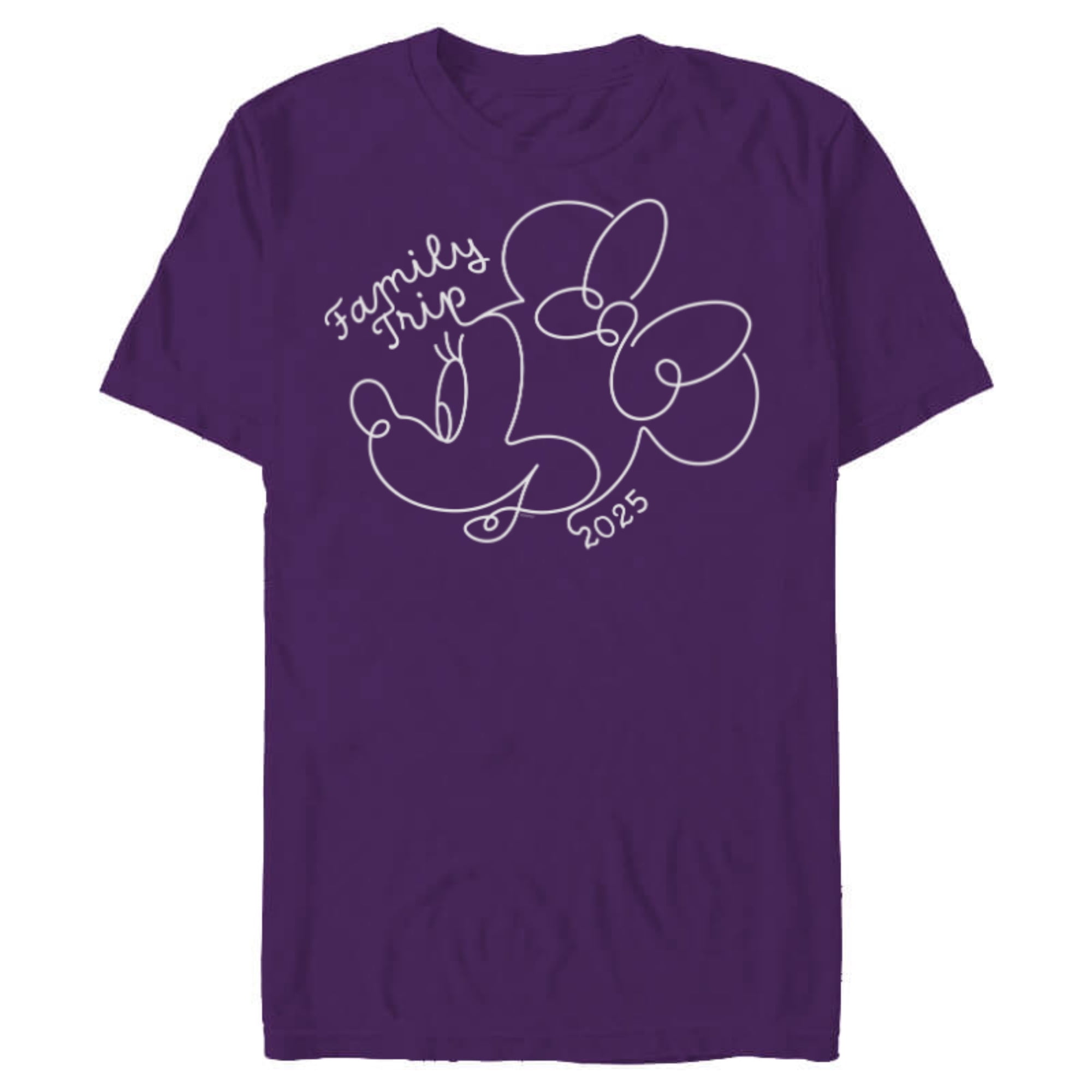 Disney Minnie Mouse Line Drawing Family Trip Vacation 2025 - Short ...