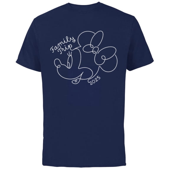 Disney Minnie Mouse Line Drawing Family Trip Vacation 2025 - Short ...