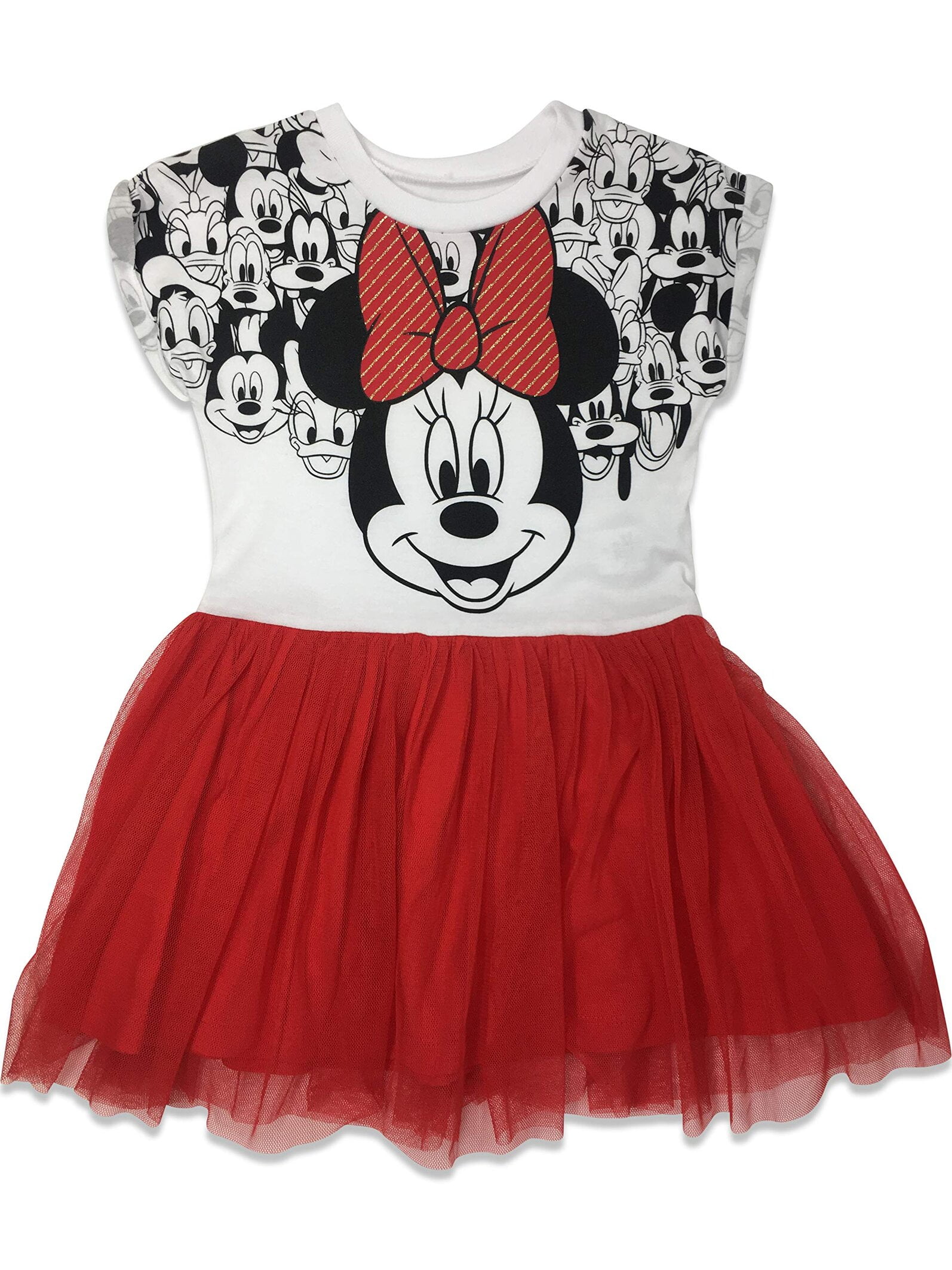 Disney Minnie Mouse Little Girls Dress Infant to Little Kid - Walmart.com