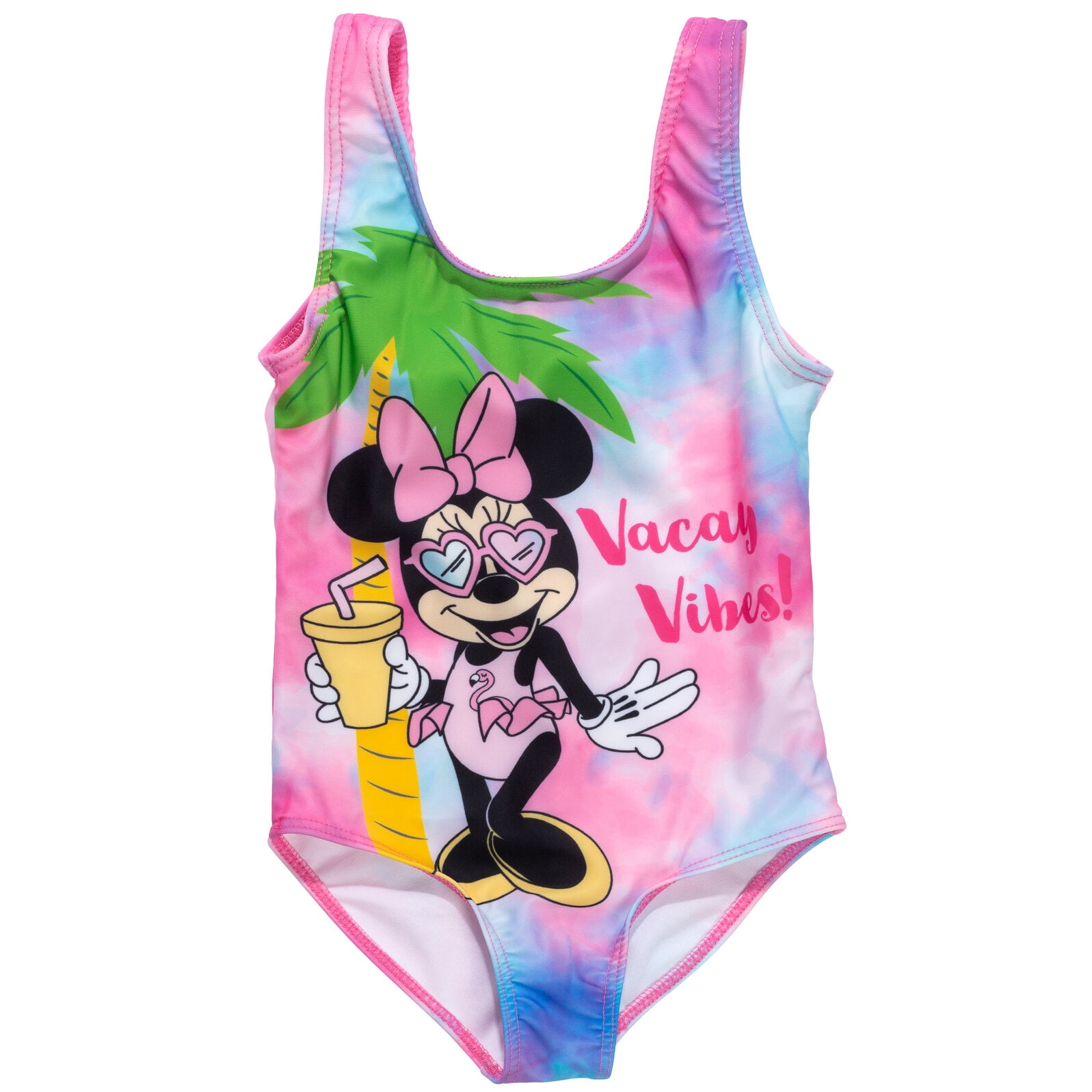Disney Minnie Mouse Little Girls One Piece Bathing Suit Blue 7 ...