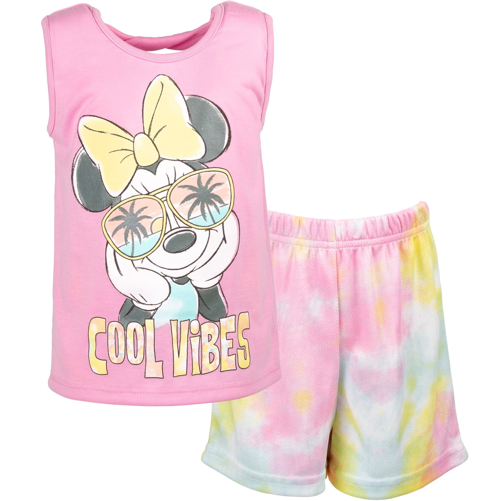 Disney Minnie Mouse Little Girls Tank Top and Mesh Shorts Infant to ...