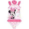 Disney Minnie Mouse Little Girls Tankini Top Bikini Bottom and ...