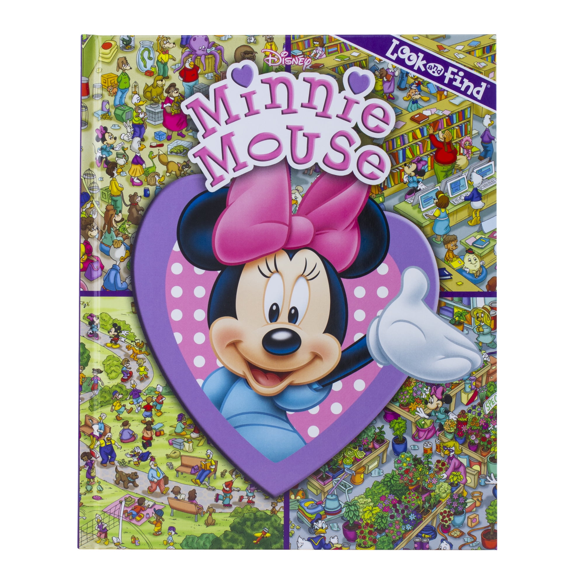 Disney Minnie Mouse - Look and Find Activity Book - PI Kids - Walmart.com