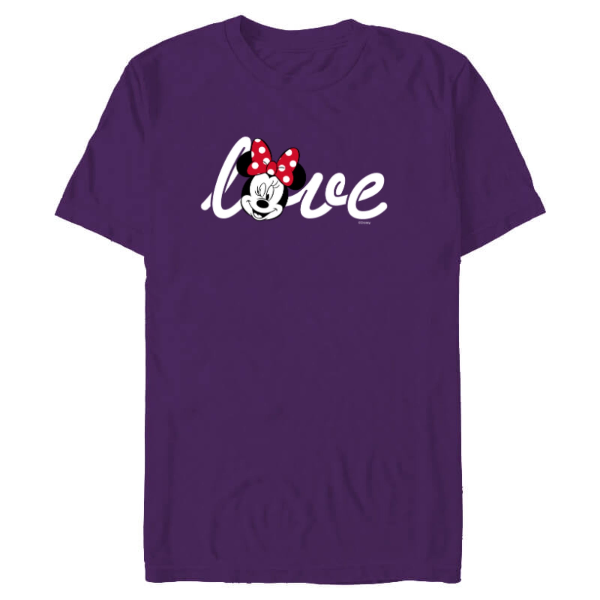 Disney Minnie Mouse Love Wink Valentine’s Day - Short Sleeve Blended T ...