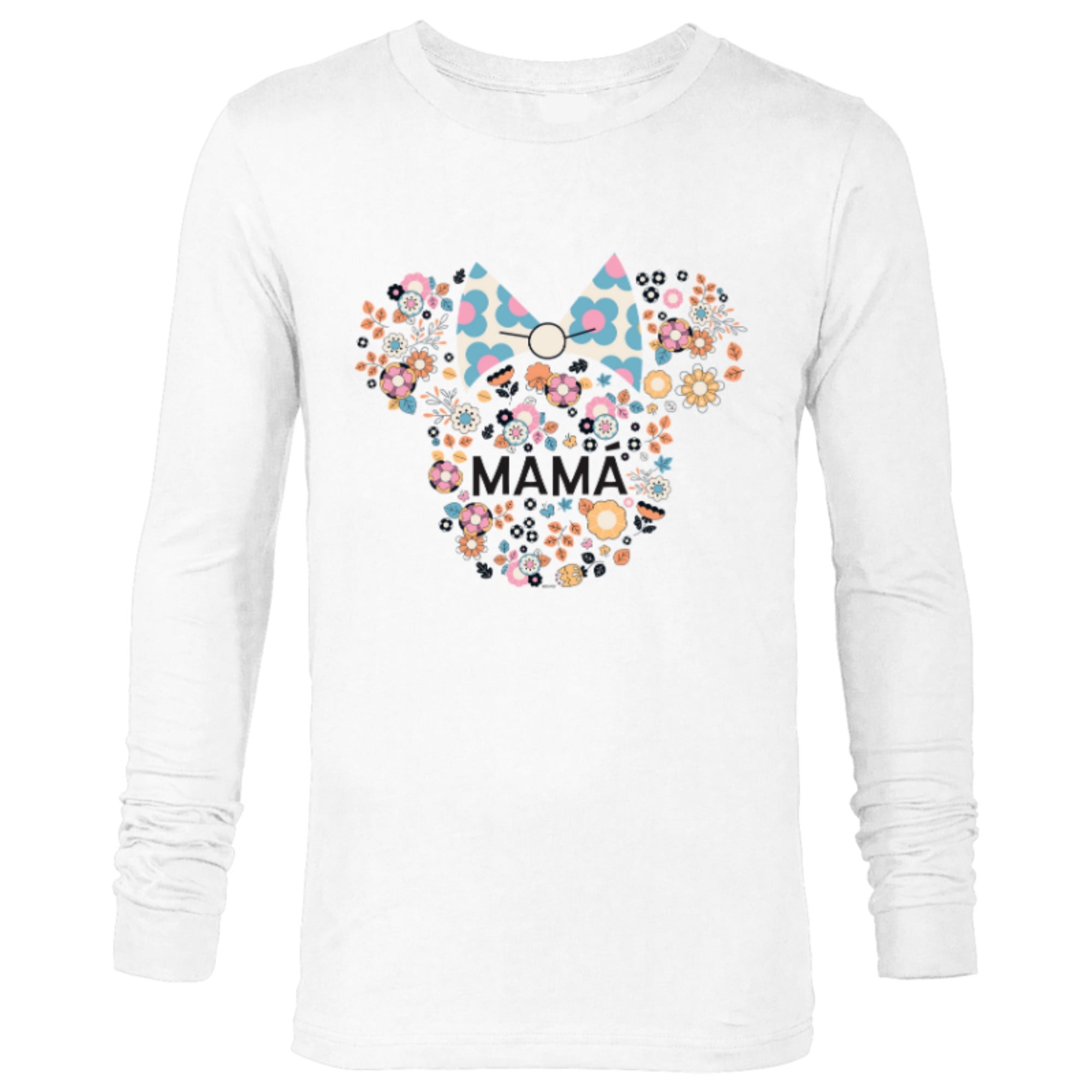 Disney Minnie Mouse Mamá Mom Icon Flowers Día de la Madre - Long Sleeve ...