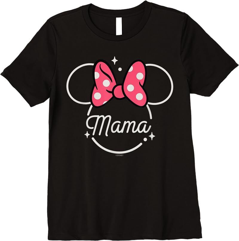 Disney Minnie Mouse Mama Head Icon T-Shirt - Walmart.com