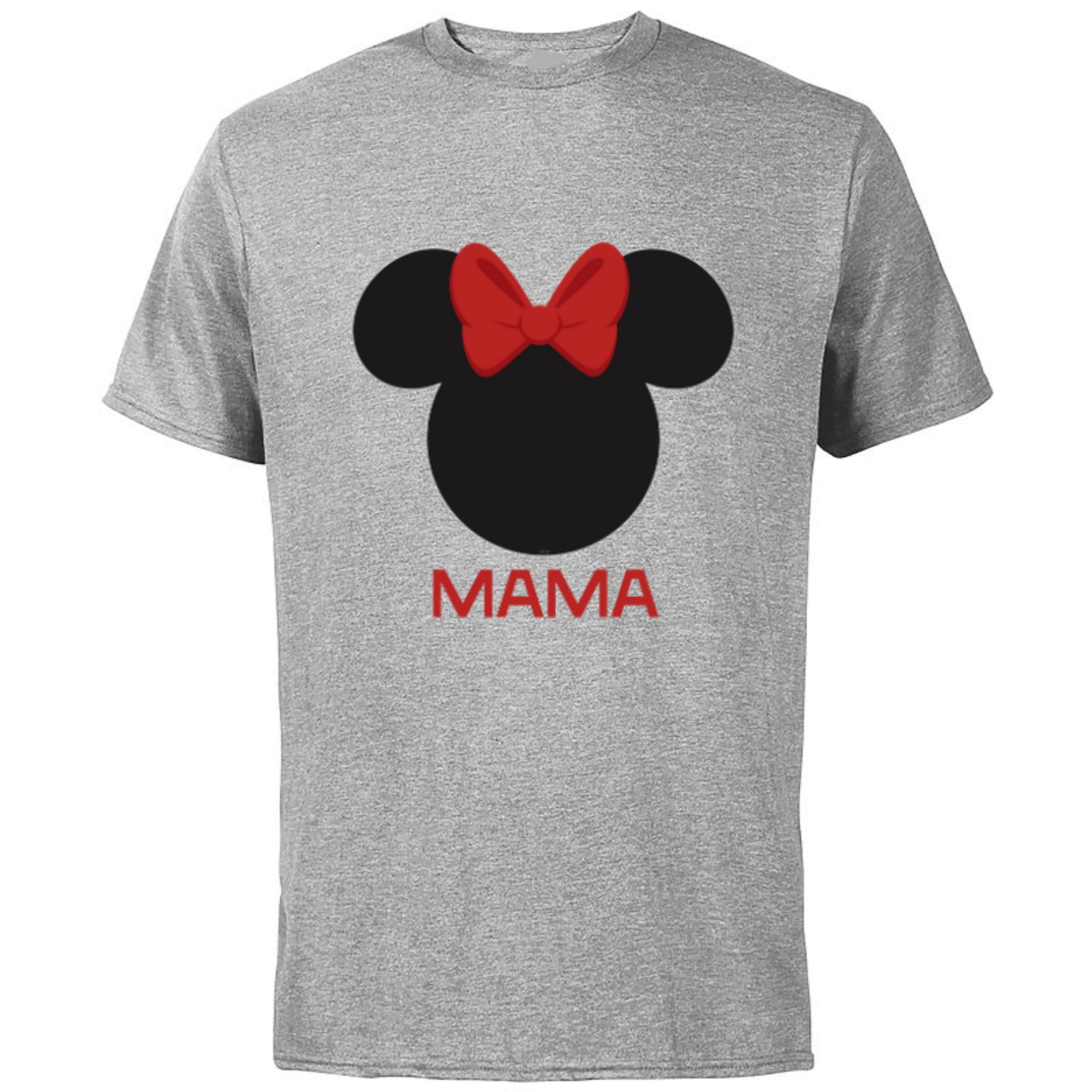Disney Minnie Mouse Mama Mom Red Bow Family Mother’s Day - Short Sleeve ...