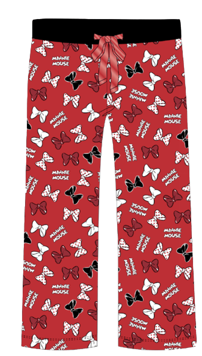 Disney Minnie Mouse Red Pajama Pants - Disney Licensed Product ...
