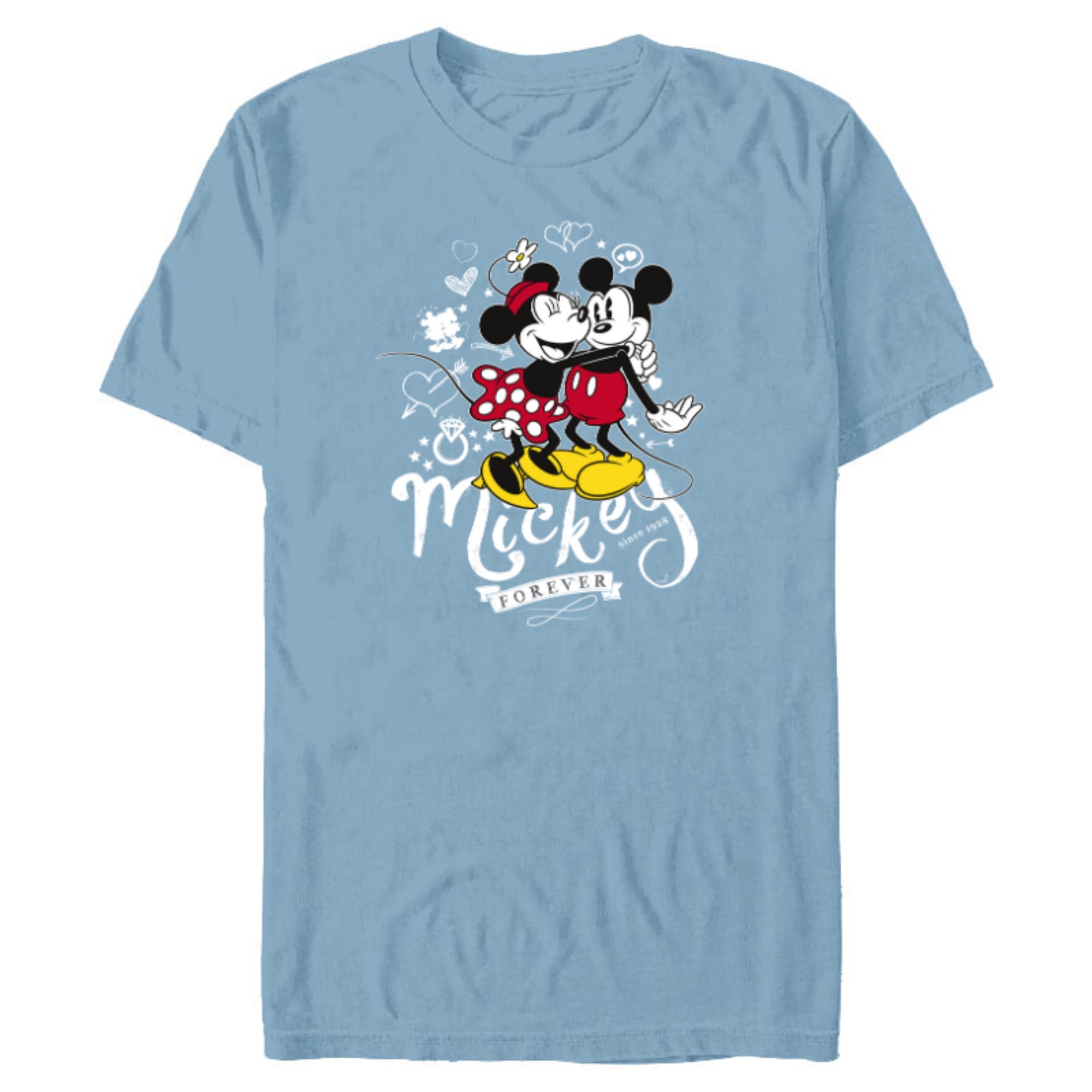 Disney Minnie Mouse Mickey Forever Love Hug Valentine’s Day - Short ...