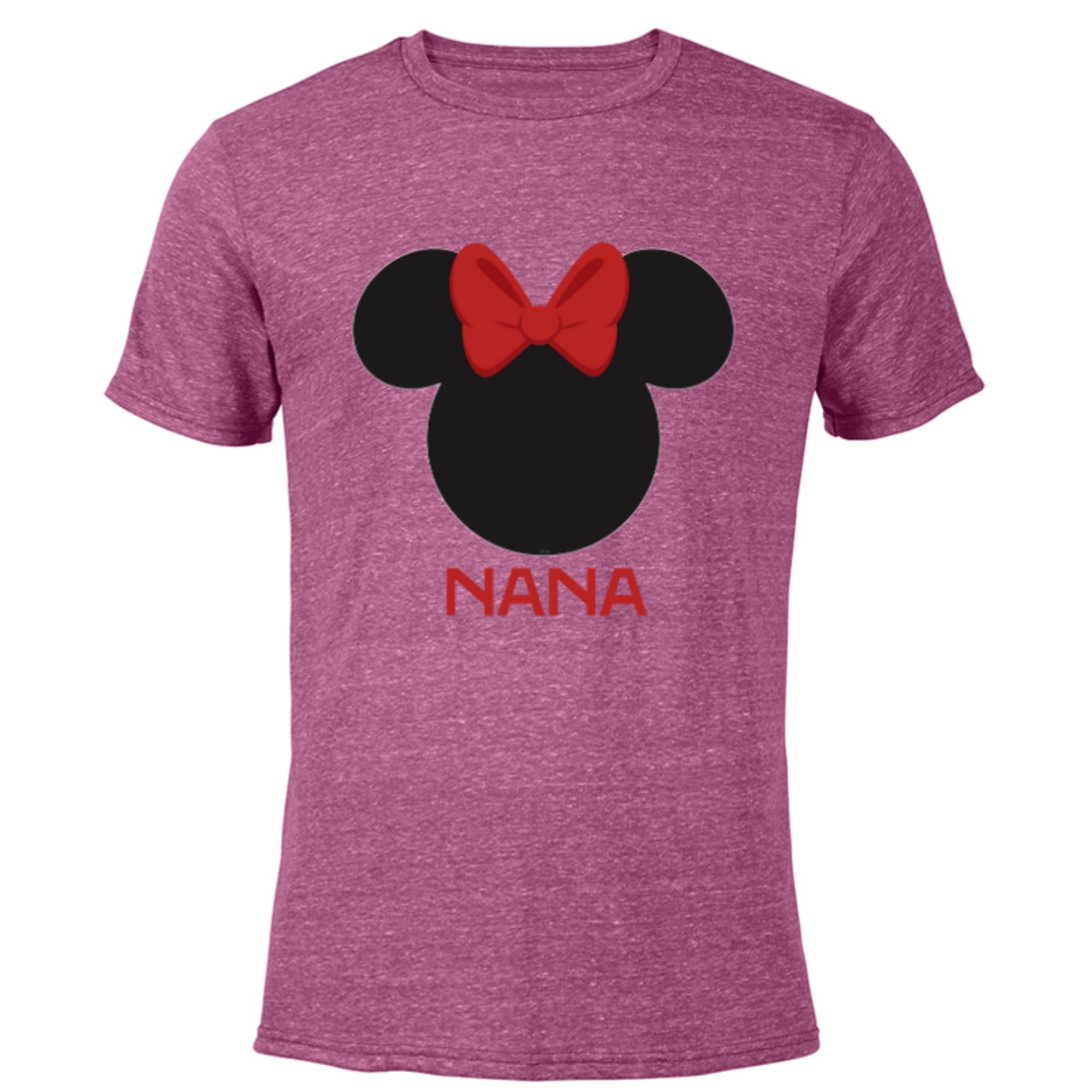 Disney Minnie Mouse Nana Grandma Red Bow Family Mother’s Day - Short ...