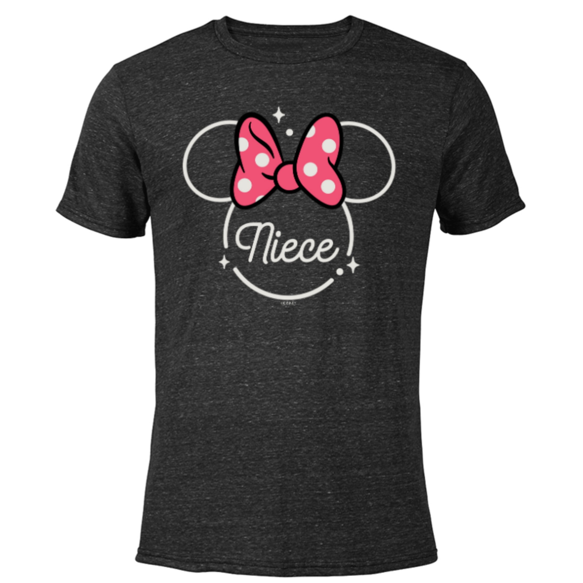 Disney Minnie Mouse Niece Head Icon Magic Family Trip- Short Sleeve ...
