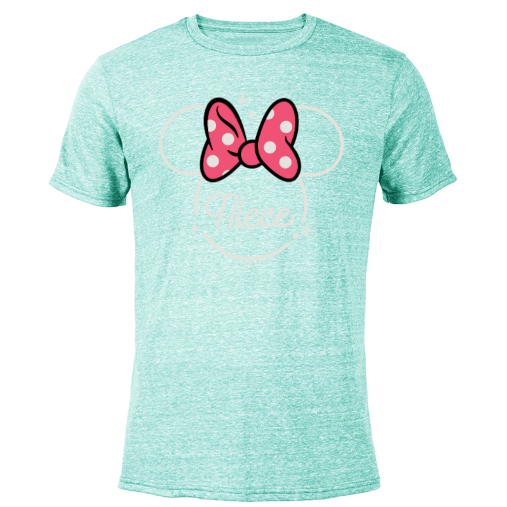 Disney Minnie Mouse Niece Head Icon Magic Family Trip- Short Sleeve ...