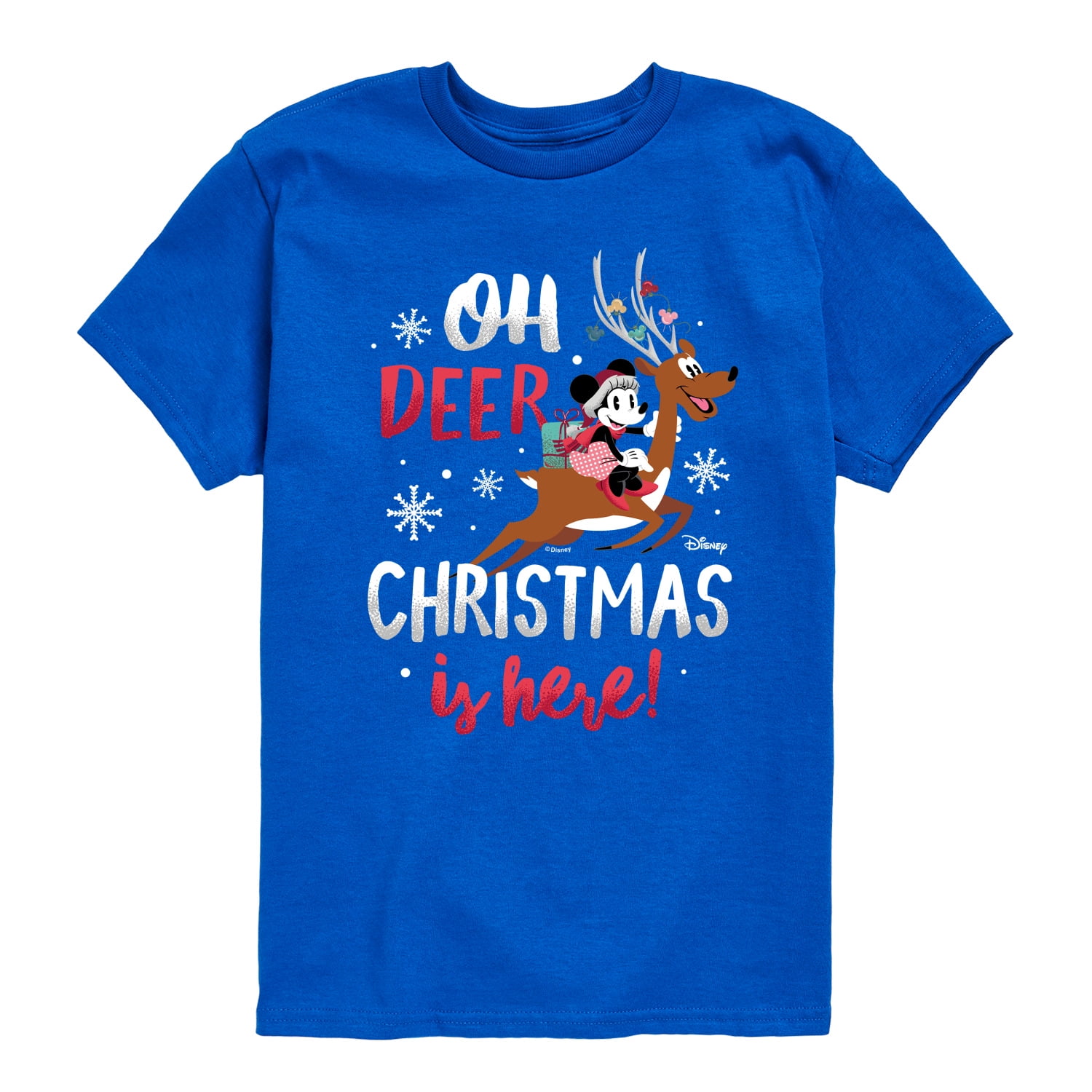 Disney - Minnie Mouse Oh Deer Christmas Is Here - Toddler & Youth Short ...