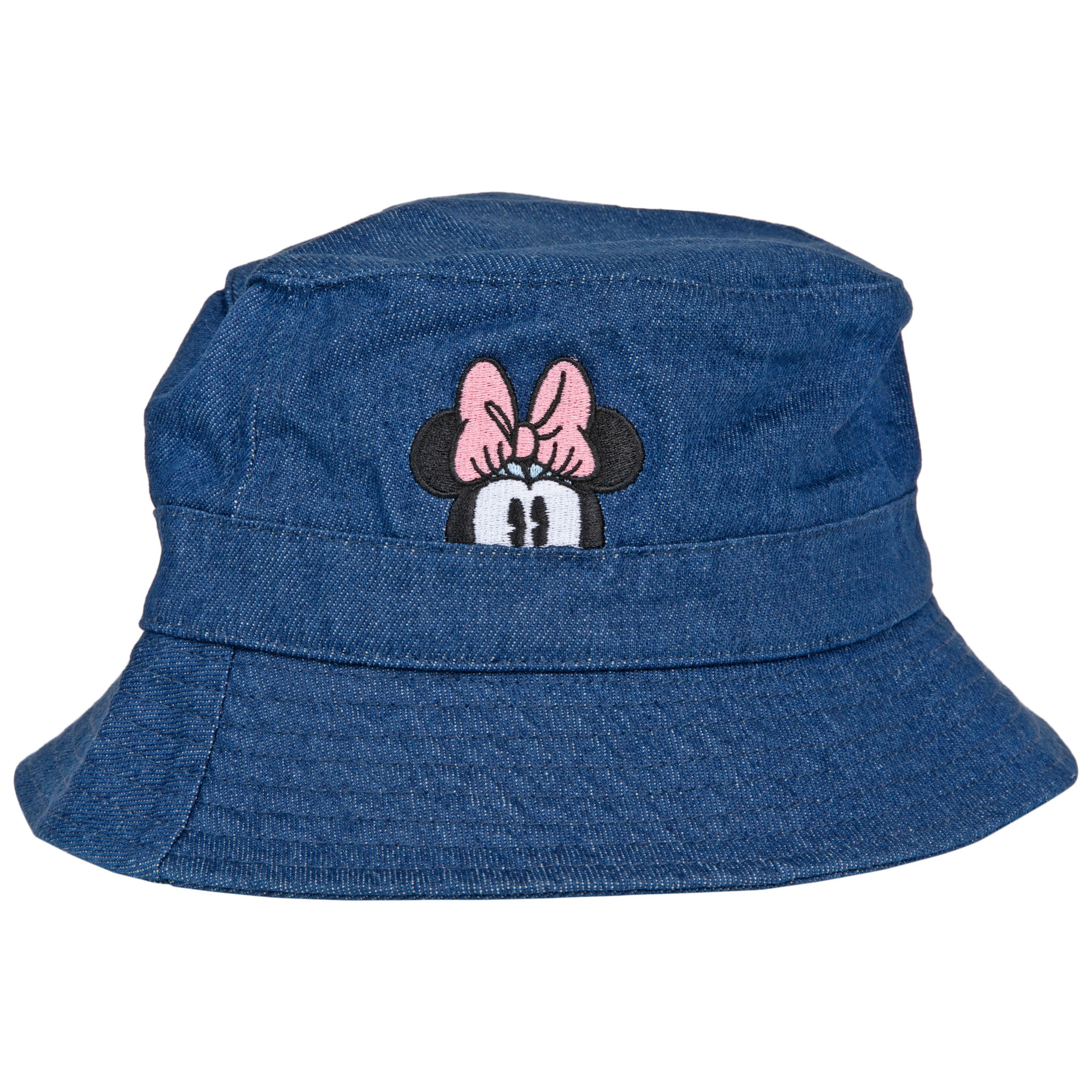 Disney Minnie Mouse Peeking Denim Bucket Hat - Walmart.com