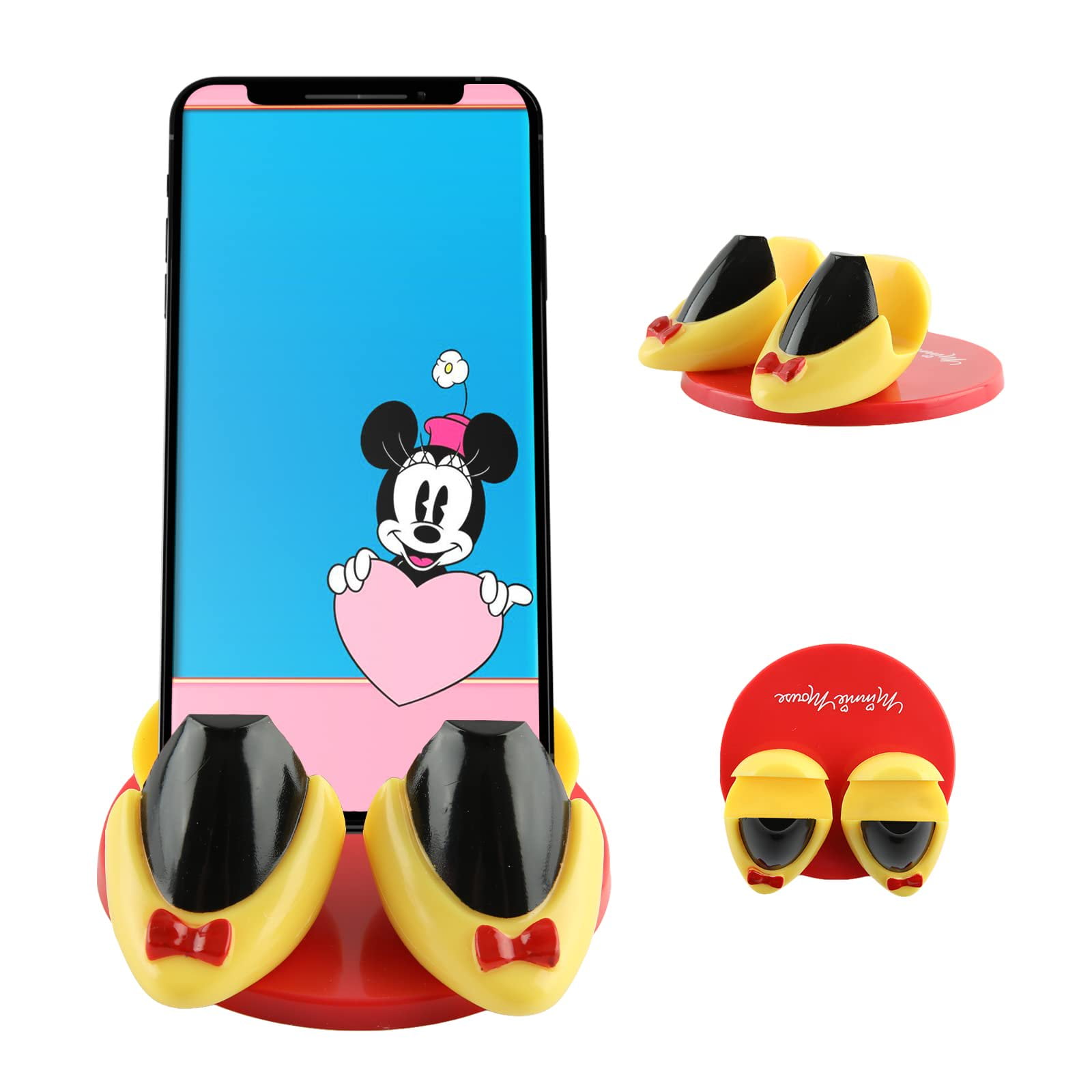 Disney Minnie Mouse Feet Phone Stand with Decal Sticker Universal Cell ...