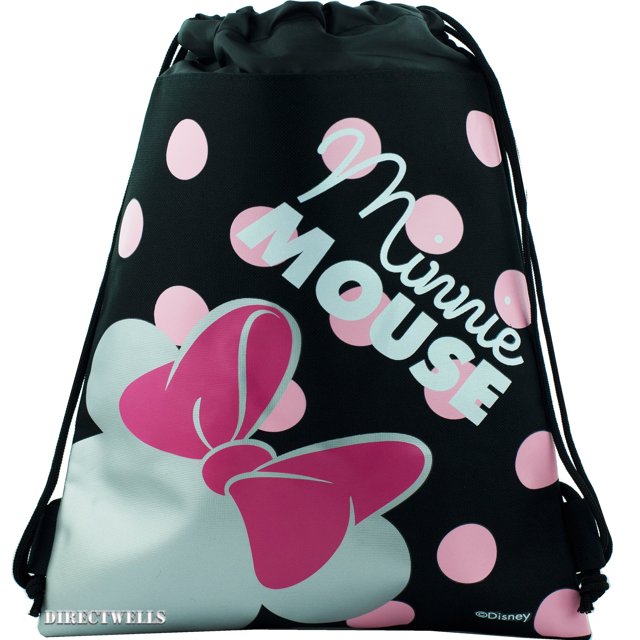 Disney Minnie Mouse Pink Bow Drawstring Bag - Walmart.com