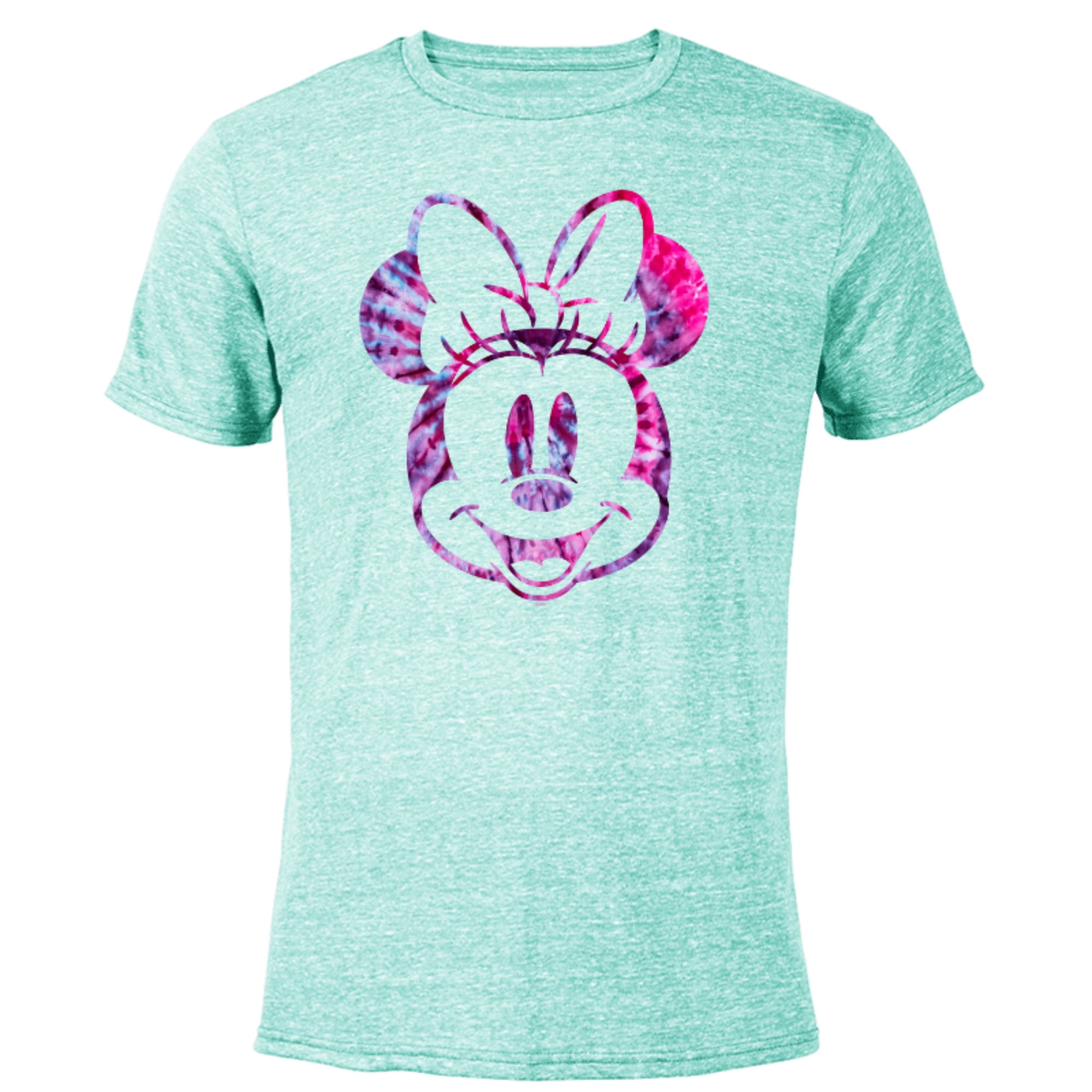 Disney Minnie Mouse Pink Tie Dye - Short Sleeve Blended T-Shirt for ...