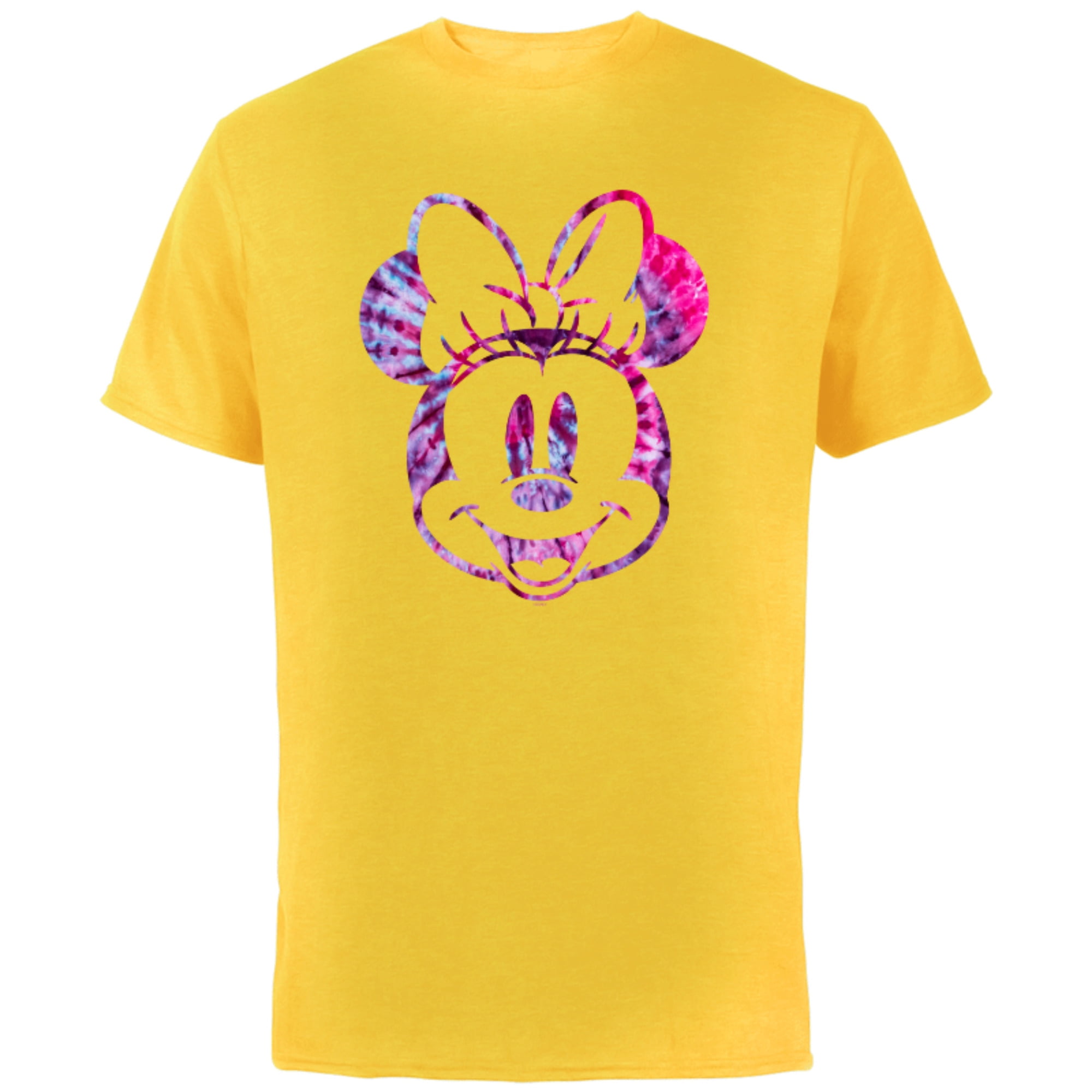 Disney Minnie Mouse Pink Tie Dye - Short Sleeve Cotton T-Shirt for ...