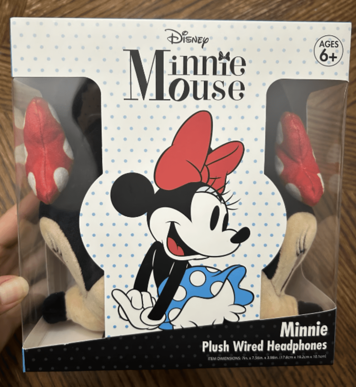 Disney Minnie Mouse Plush Wired Headphones - Walmart.com