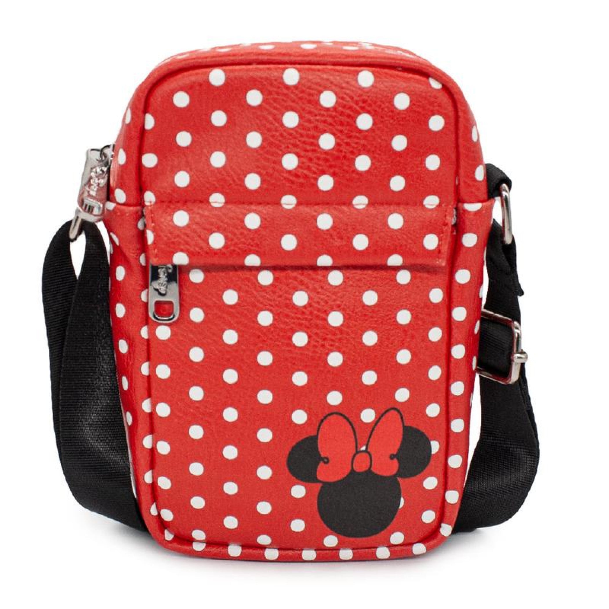 Disney Minnie Mouse Polka Dots with Ears and Bow Crossbody Bag ...