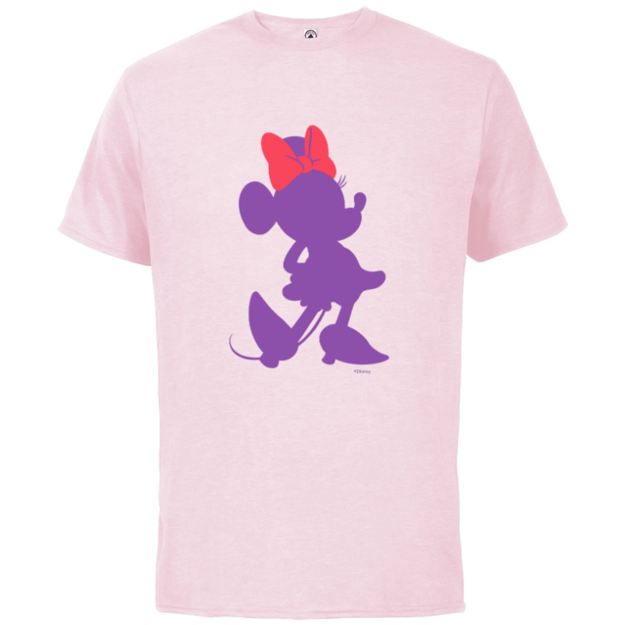 Disney Minnie Mouse Pride Classic Pose Purple Icon Fill - Short Sleeve ...